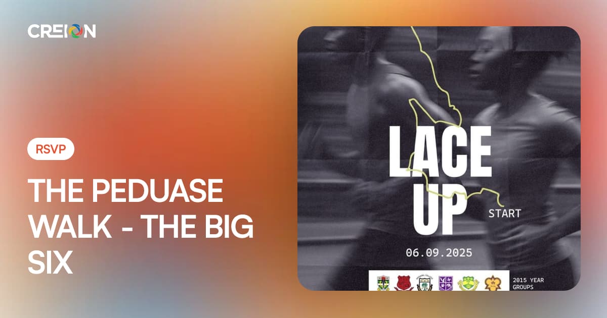 THE PEDUASE WALK - THE BIG SIX · Creion